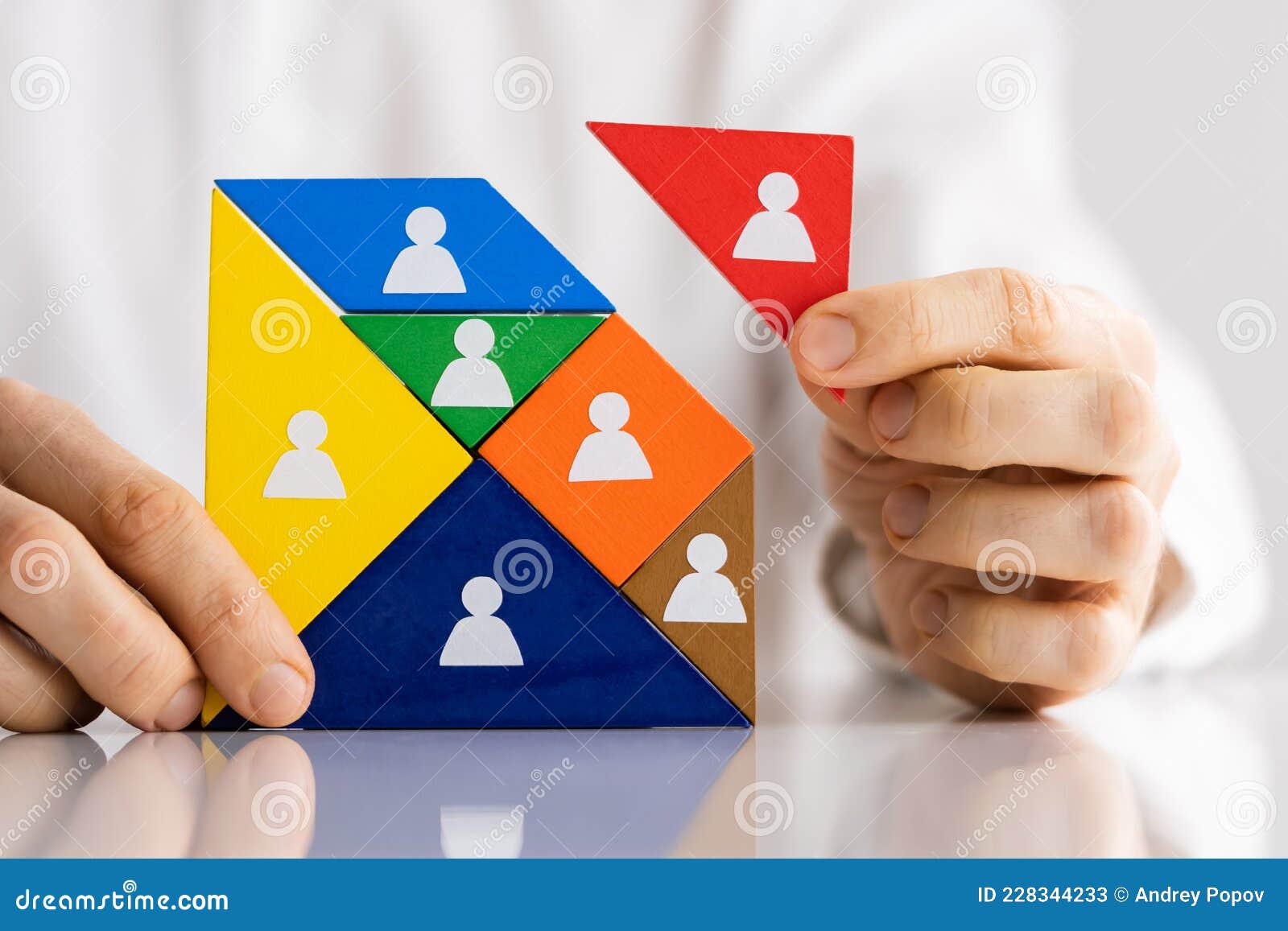 Talent, Human Resources Concept. Stand Out From The Crowd. Hand Picked ...