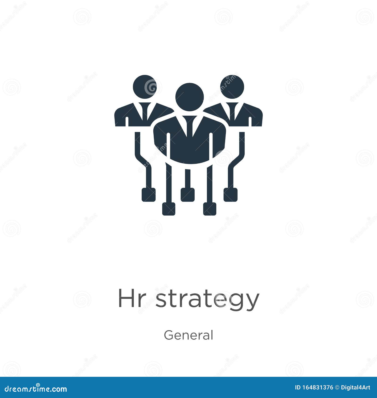Hr Strategy Icon Vector. Trendy Flat Hr Strategy Icon from General ...