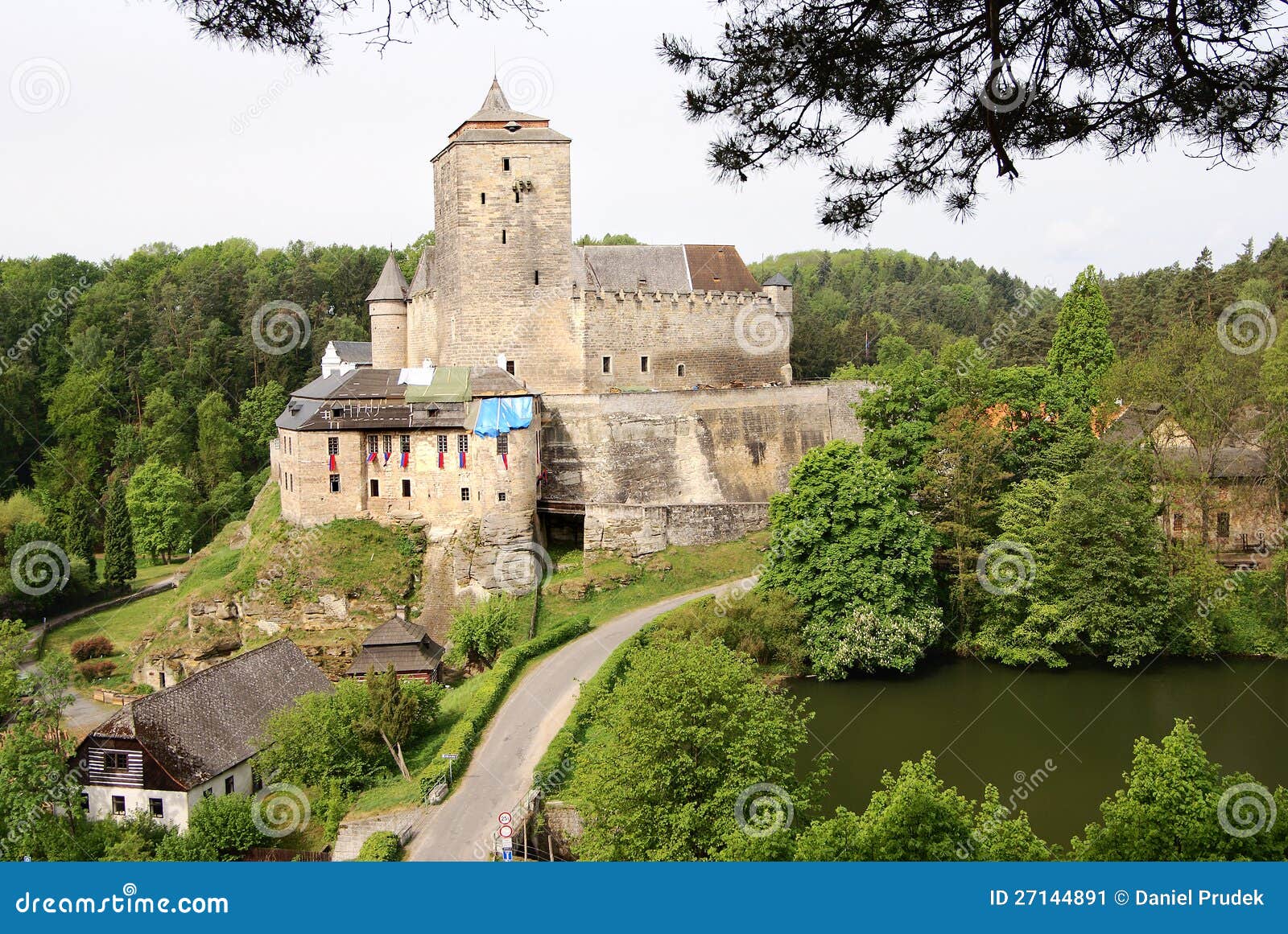 Hrad Kost - Castle Kost stock image. Image of building - 27144891