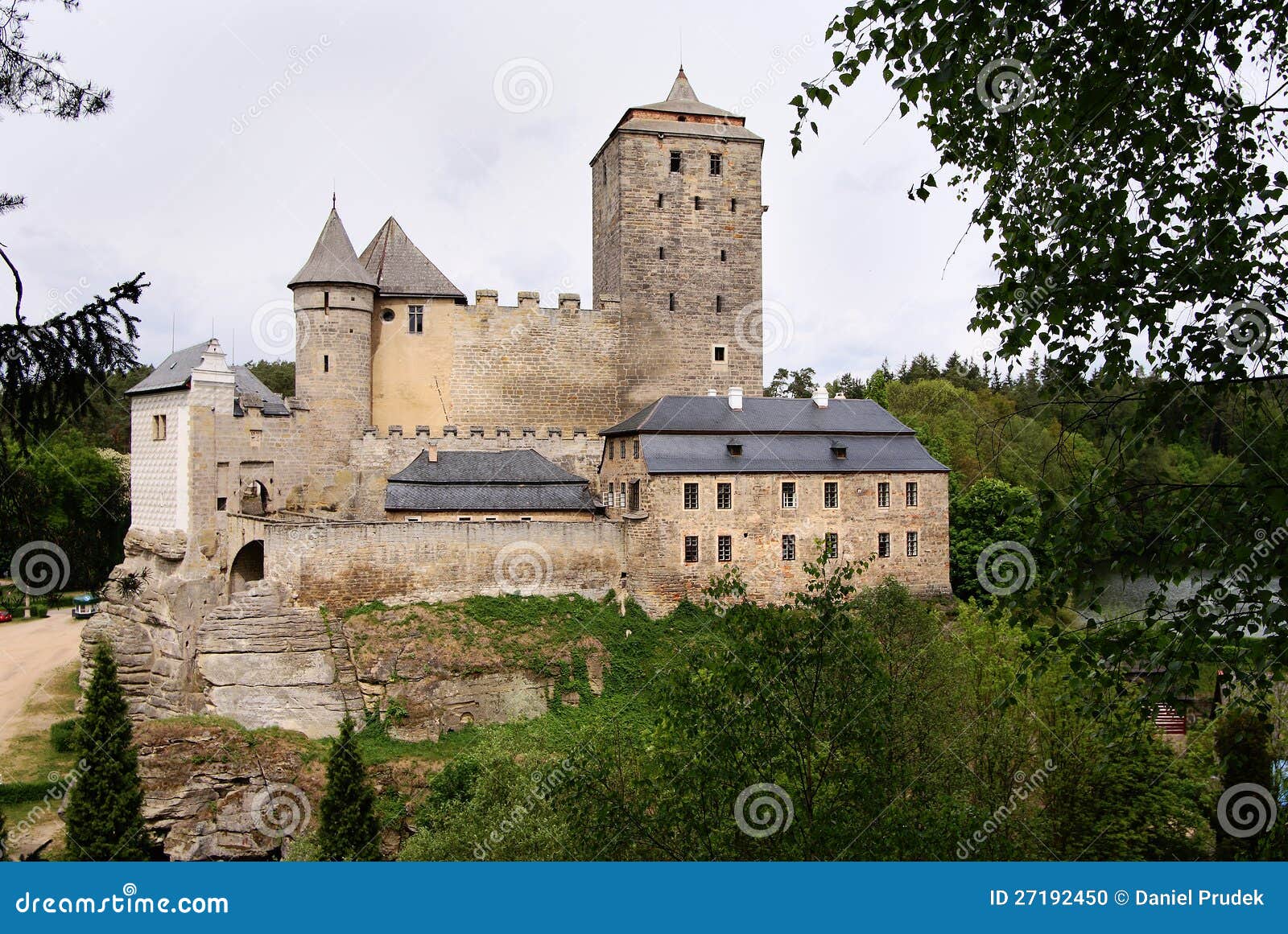 Hrad Kost - Gothic Castle Kost Stock Photo - Image of landmark, dent ...