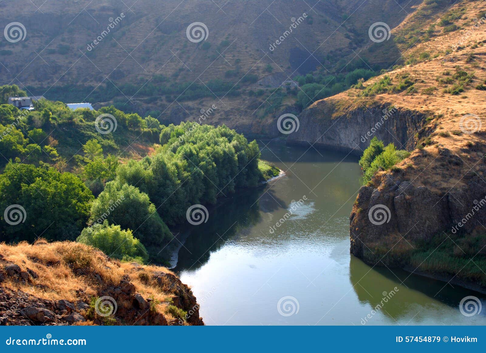 Hrazdan River in Argel, Armenia Stock Image - Image of sevan, kotayk ...