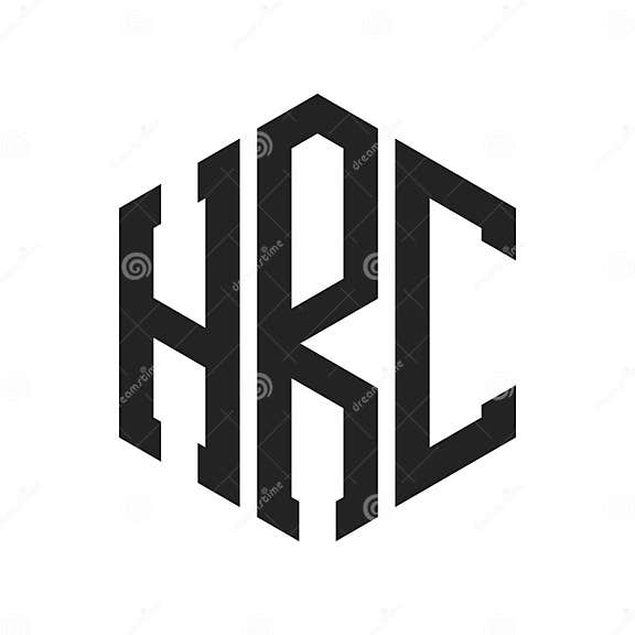 HRC Logo Design. Initial Letter HRC Monogram Logo Using Hexagon Shape ...