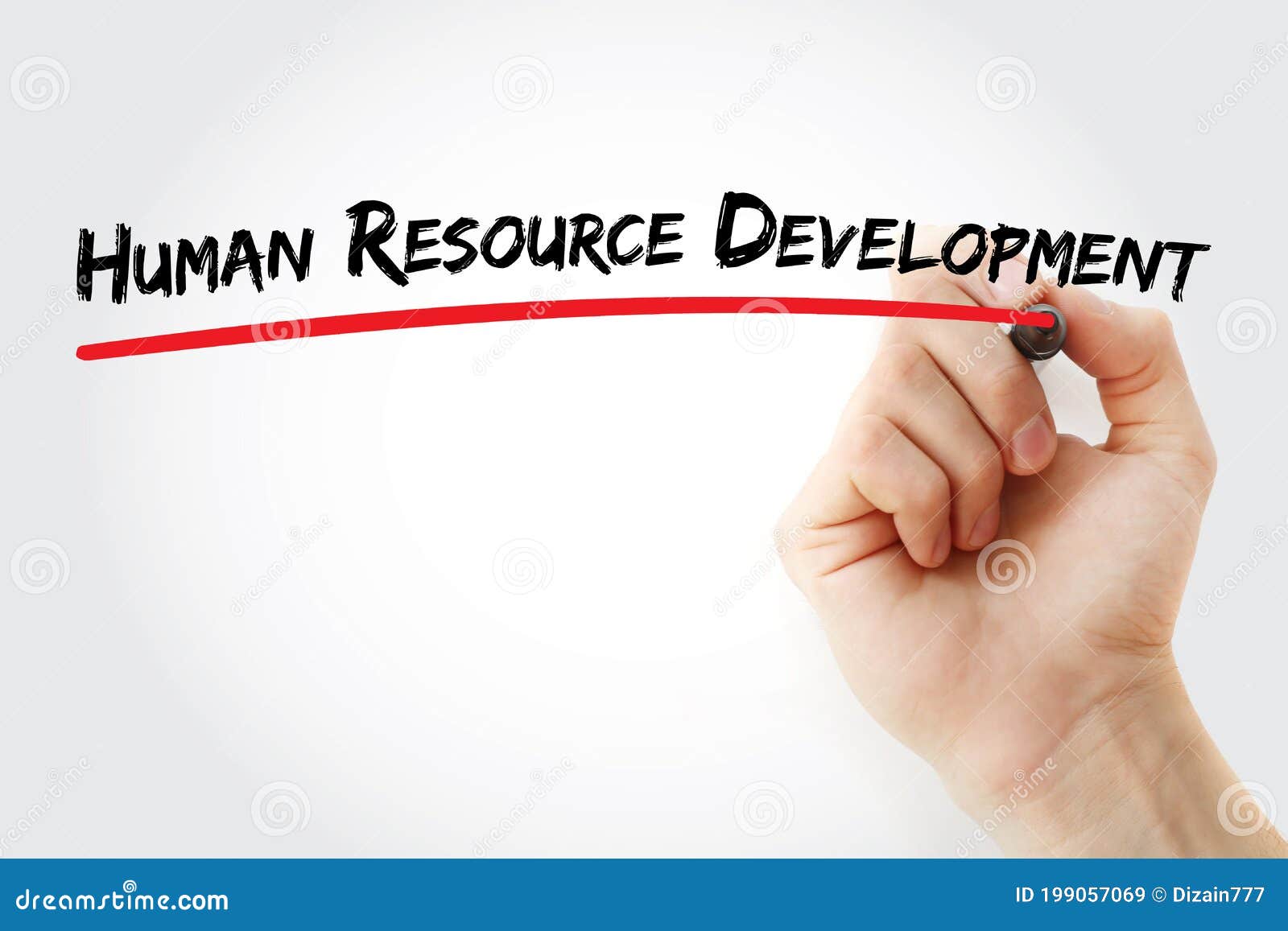 HRD â€“ Human Resource Development Acronym, Business Concept Text Stock ...