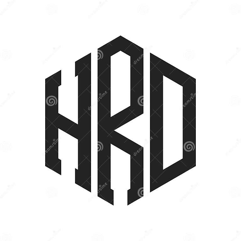 HRD Logo Design. Initial Letter HRD Monogram Logo Using Hexagon Shape ...