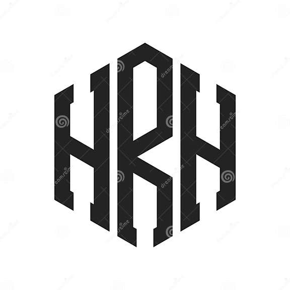 HRH Logo Design. Initial Letter HRH Monogram Logo Using Hexagon Shape ...