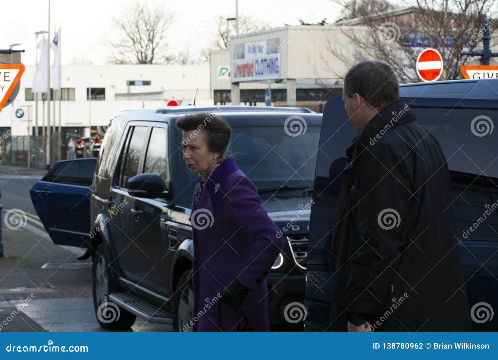 HRH Princess Anne Opens Coleraine Library Fotografía editorial - Imagen ...