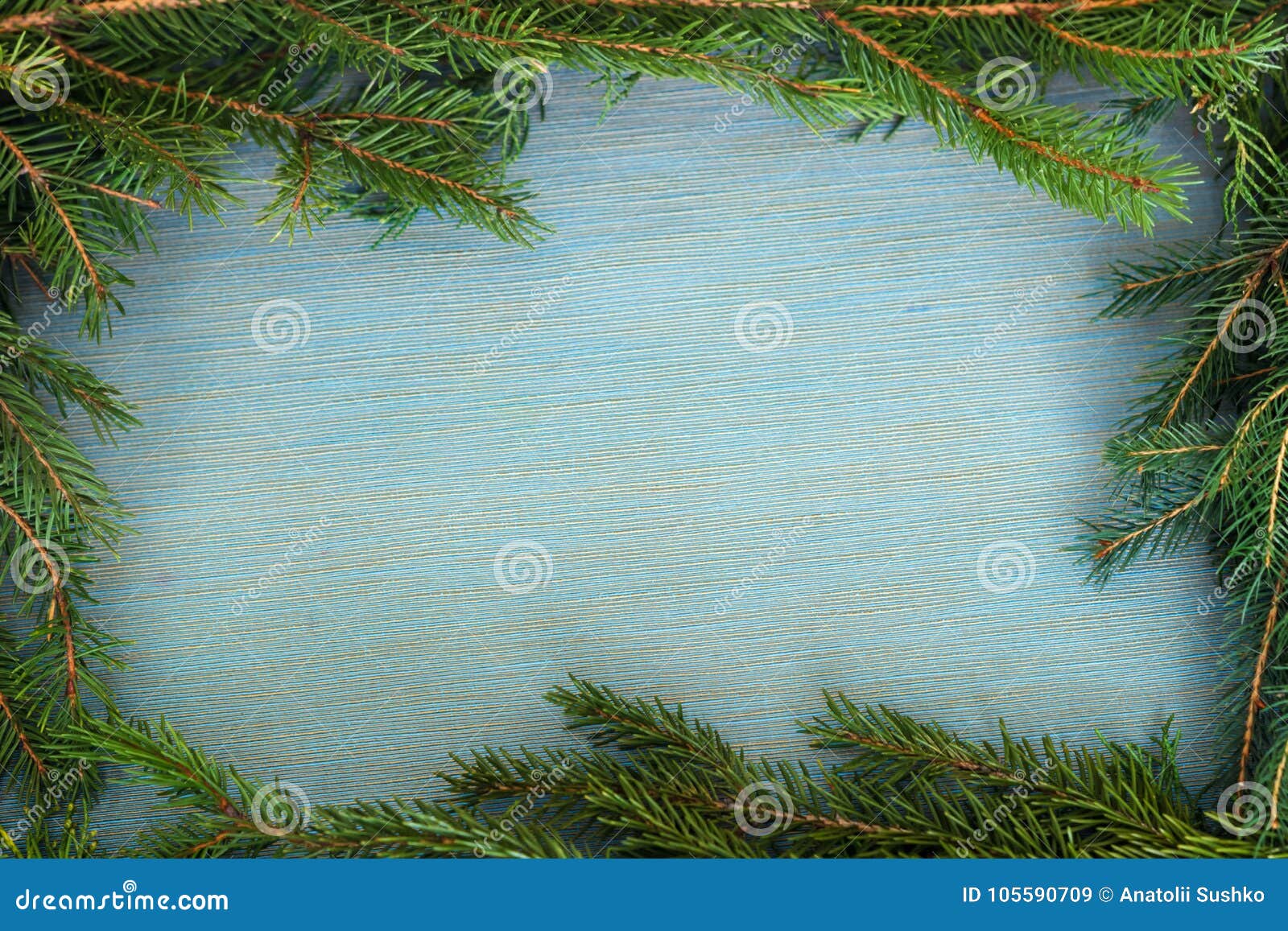 Christmas Design . Rectangular Frame Made from Stock Image - Image of ...