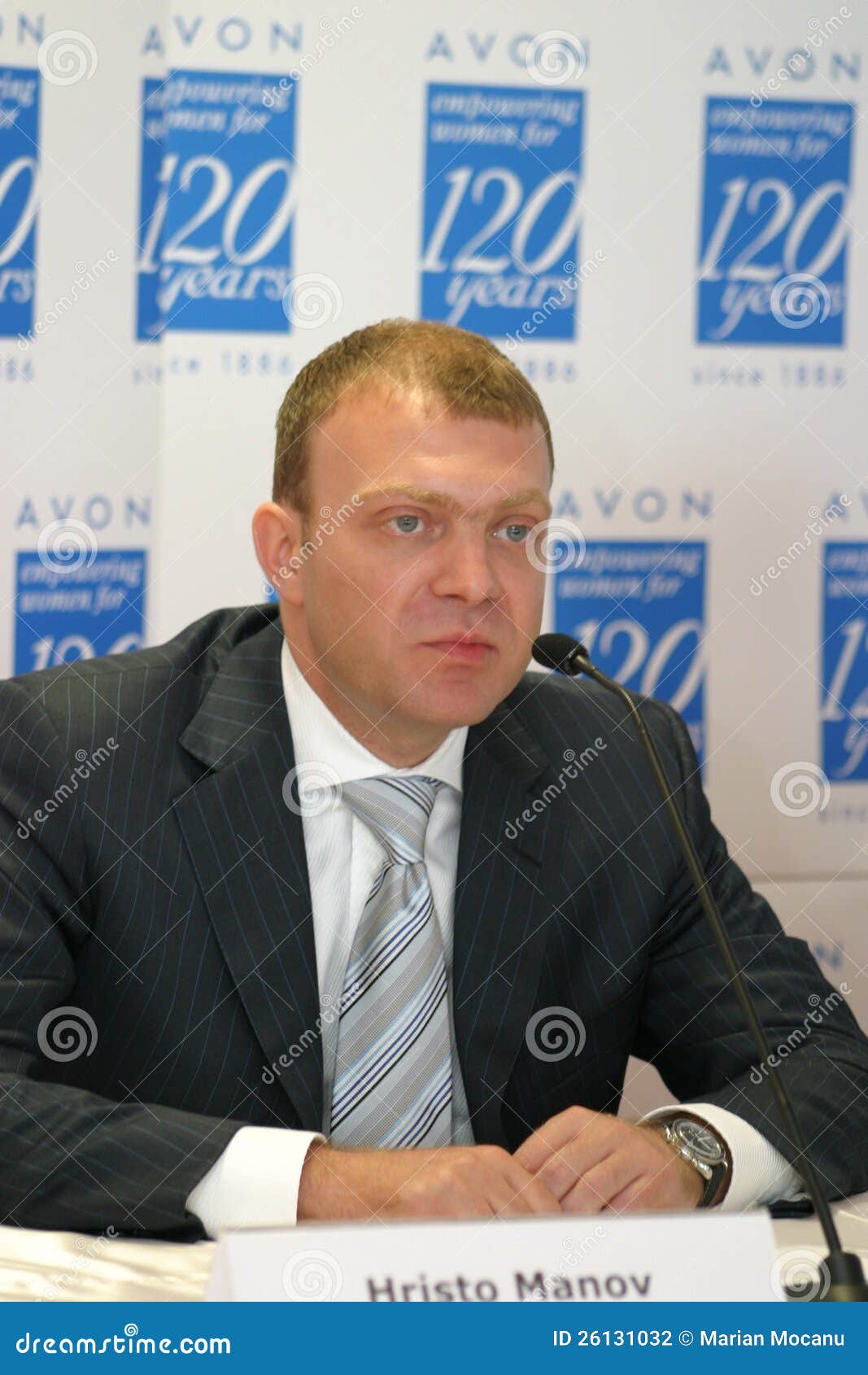 Hristo Manov redaktionell arkivbild. Bild av möte, slips - 26131032