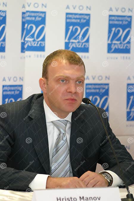 Hristo Manov editorial photography. Image of speech, avon - 26131032