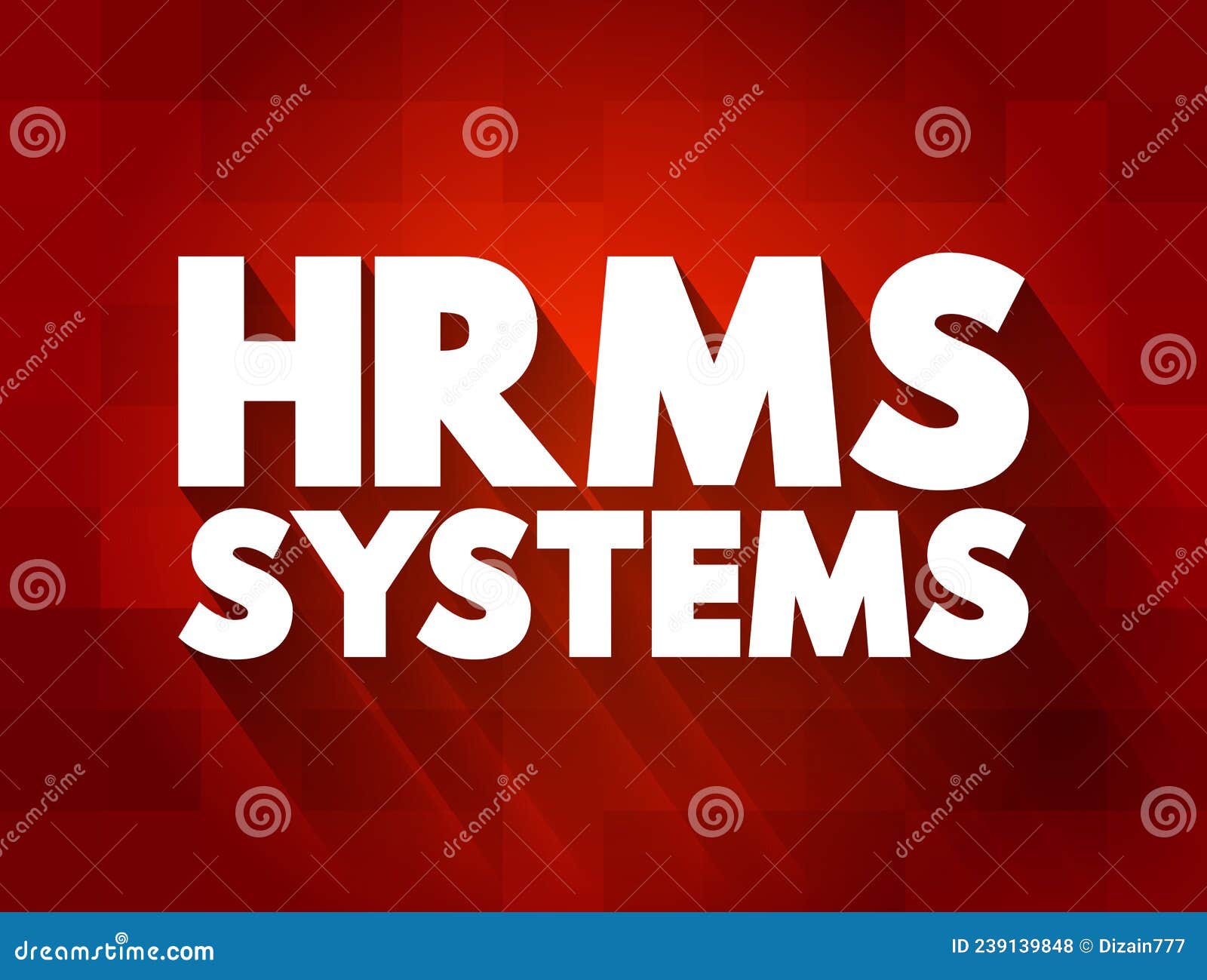 HRMS - Human Resource Management System Acronym, Business Concept ...
