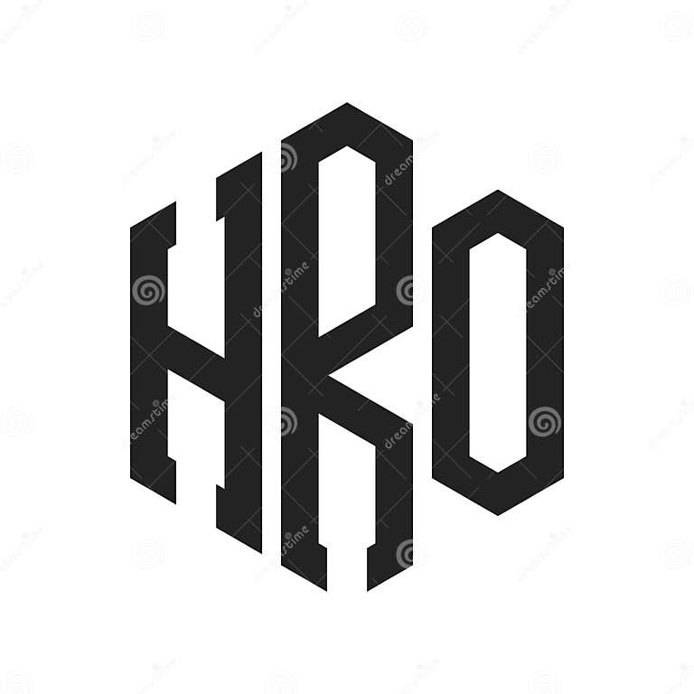 HRO Logo Design. Initial Letter HRO Monogram Logo Using Hexagon Shape ...