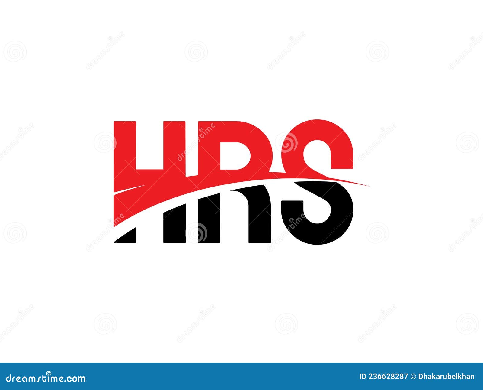 HRS Letter Initial Logo Design Vector Illustration Stock Vector ...
