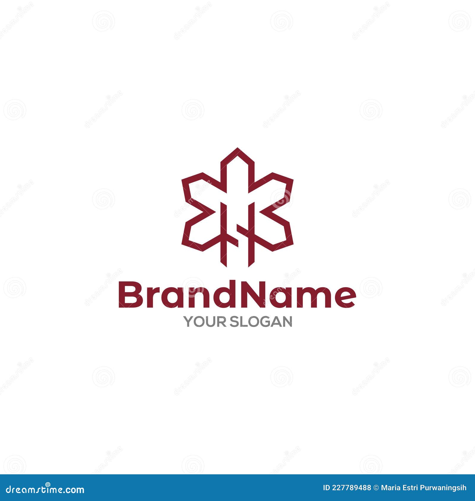 HS Asterisk Logo Design Vector Stock Vector - Illustration of modern ...