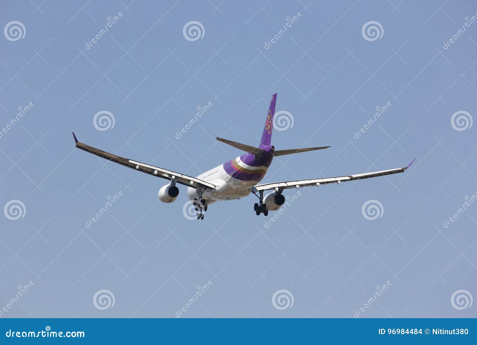 Hs-TBA Luchtbus A330-300 Van Thaiairway Redactionele Stock Afbeelding ...
