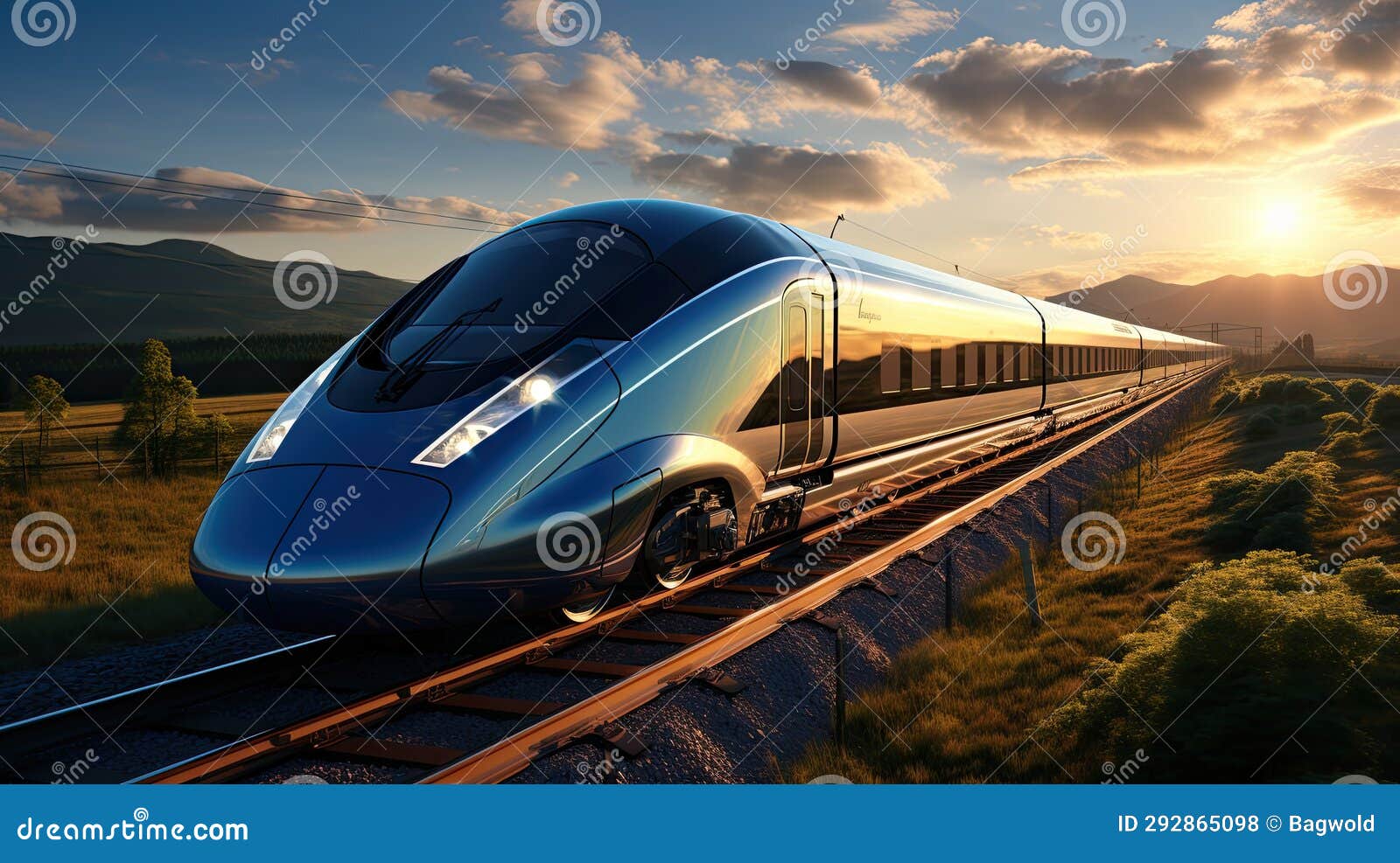 HS2 Train - High Speed 2 Rail Royalty-Free Stock Image | CartoonDealer ...