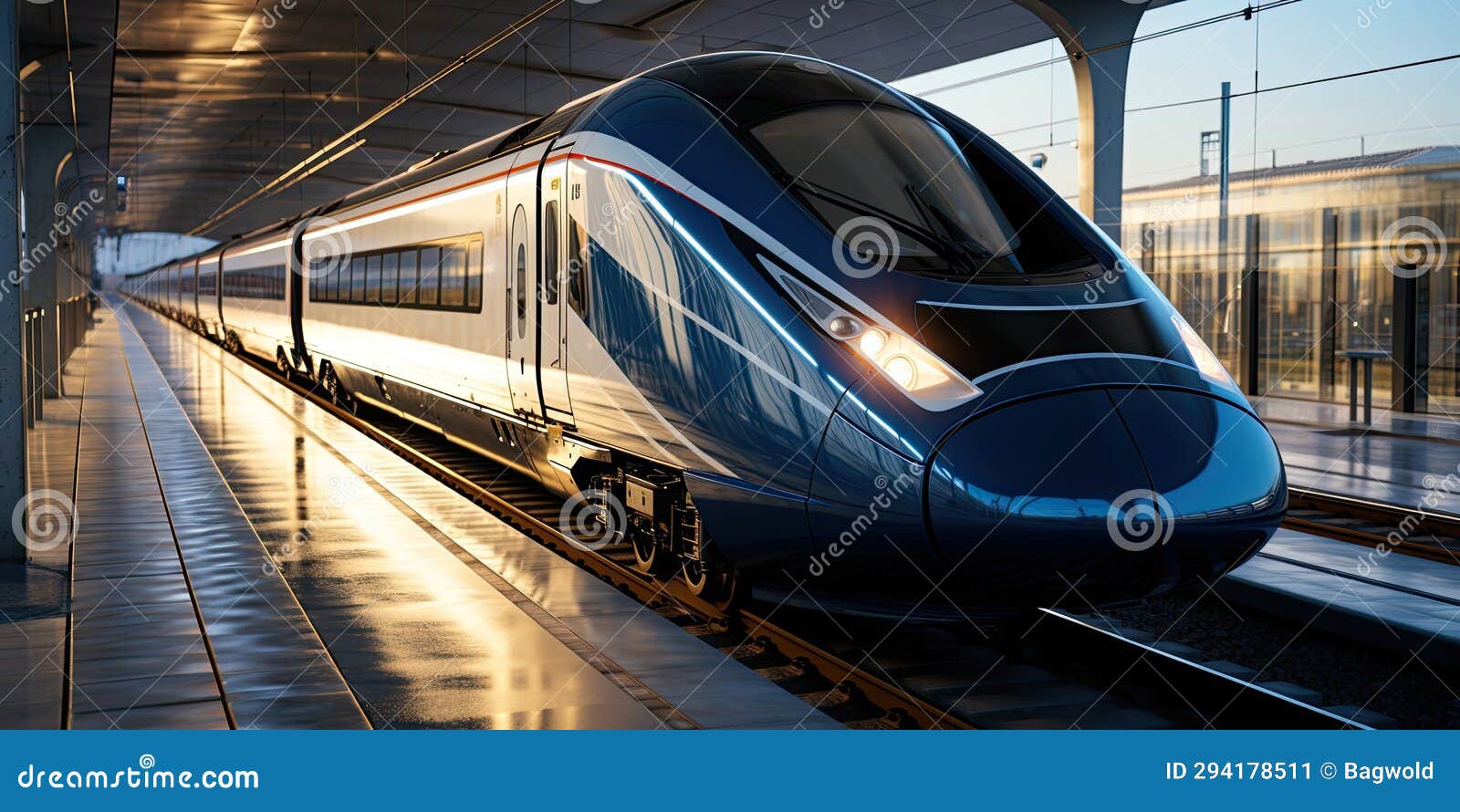 HS2 Train - High Speed 2 Rail Link Stock Image - Image of northern ...