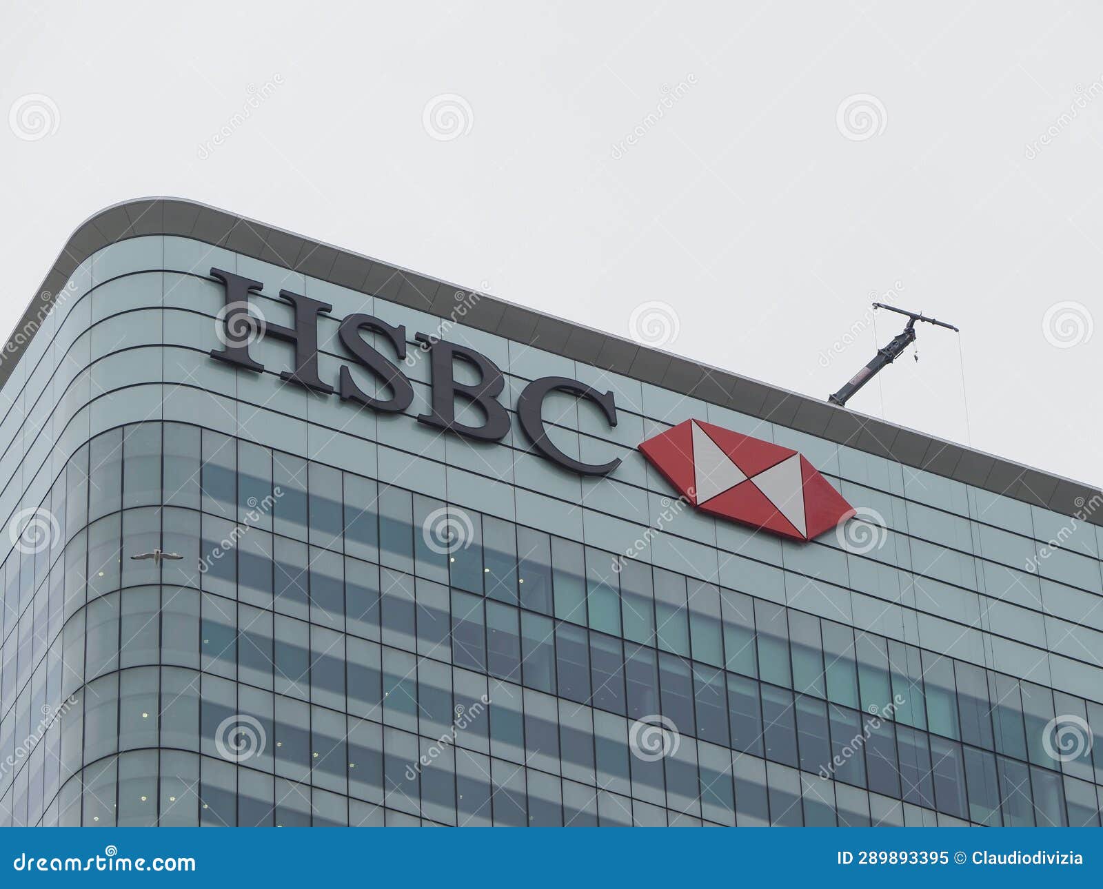 HSBC bank headquarters editorial image. Image of june - 289893395