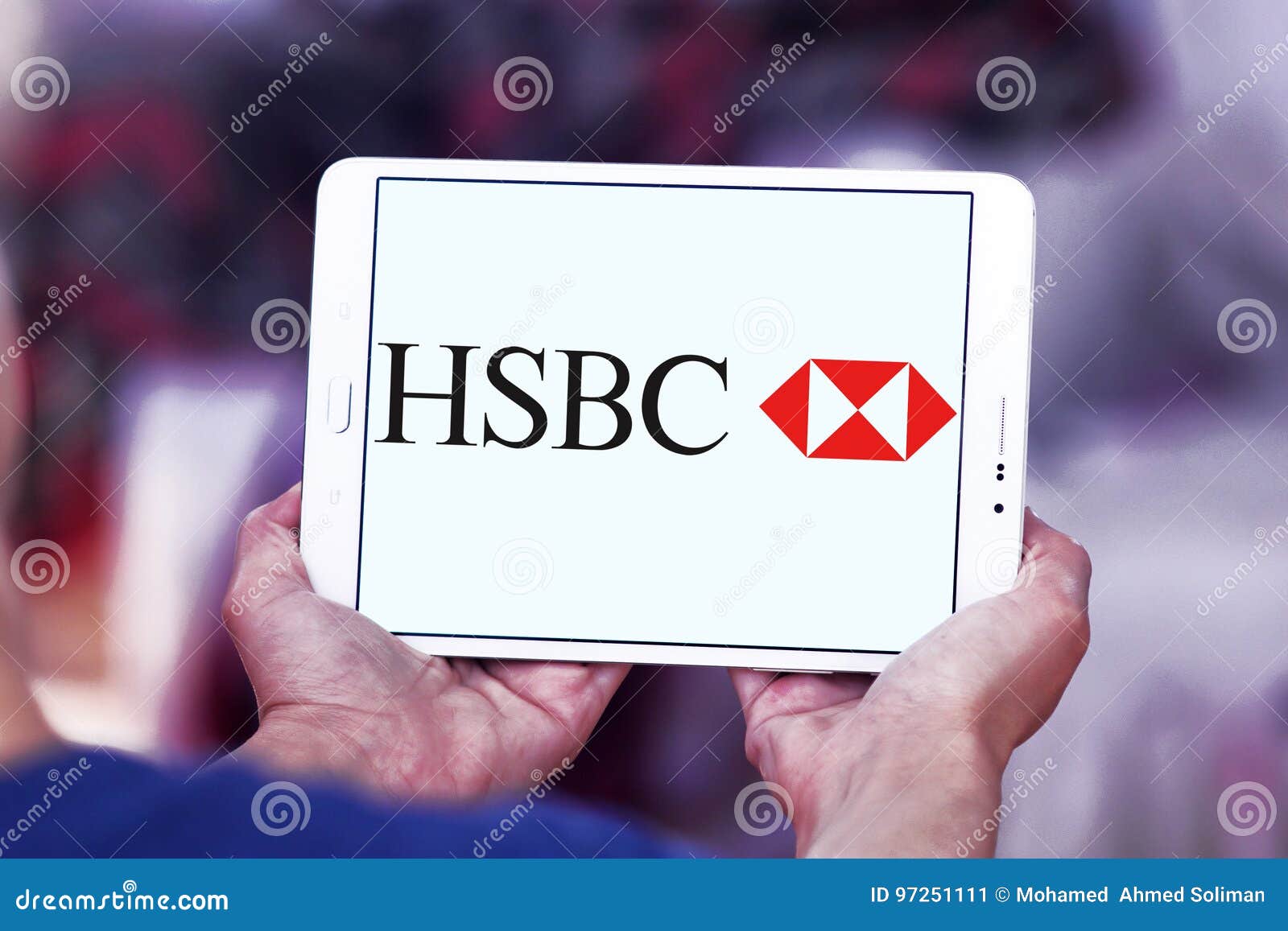 HSBC bank logo editorial photo. Image of banks, credit - 97251111