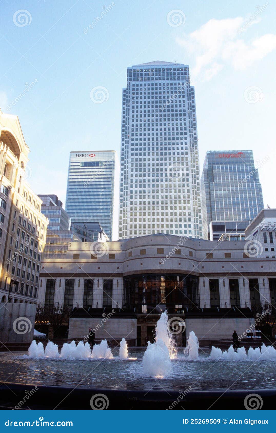HSBC Tower, Canary Wharf Tower & Citigroup Centre Editorial Stock Image ...