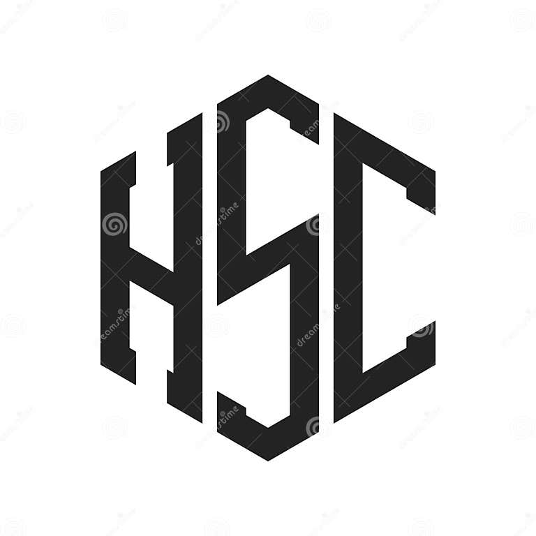 HSC Logo Design. Initial Letter HSC Monogram Logo Using Hexagon Shape ...