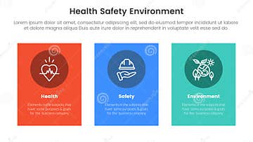 Hse Framework Infographic 3 Point Stage Template with Vertical ...