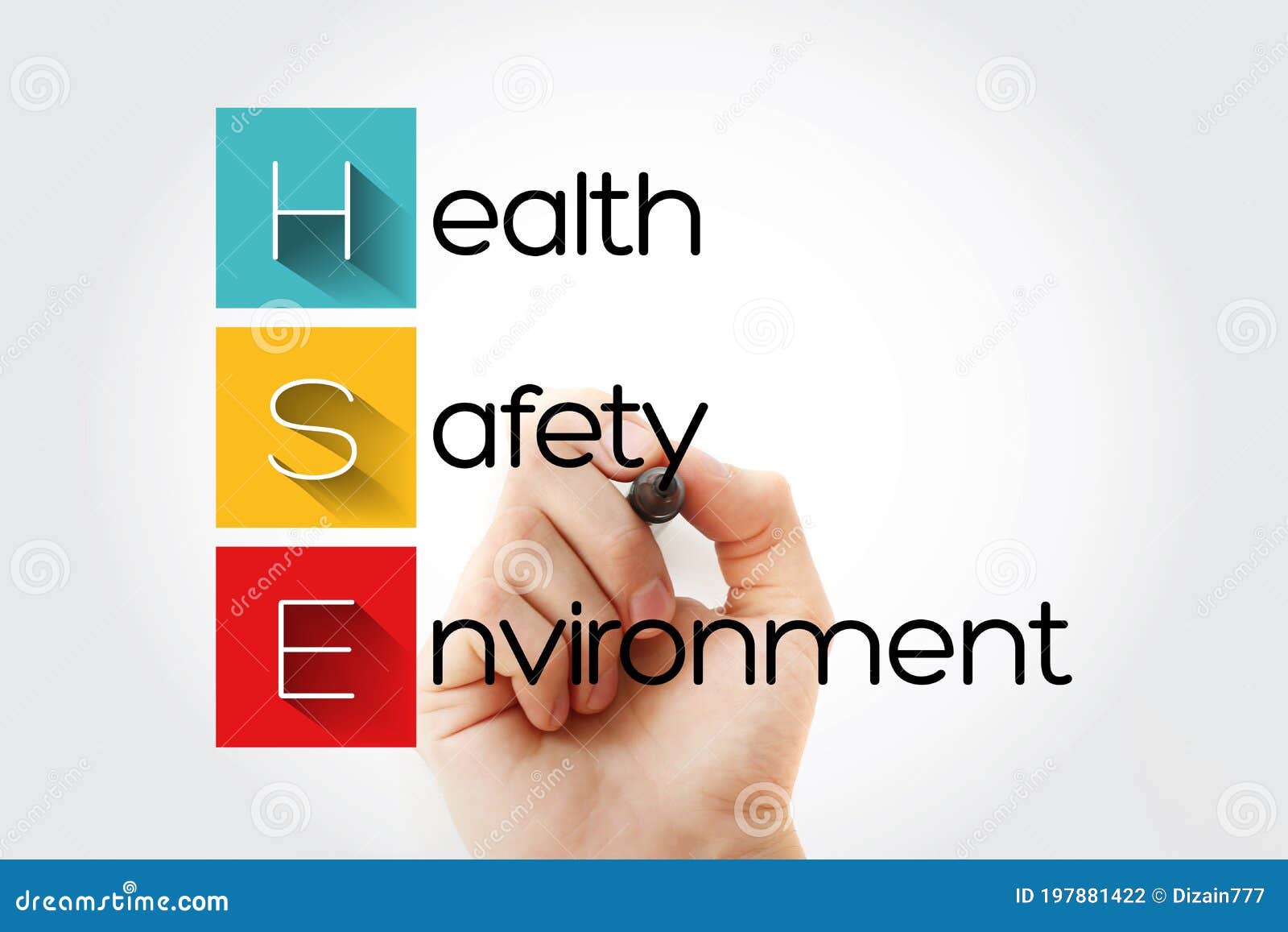 HSE - Health Safety Environment Acronym with Marker, Concept Background ... HSE - Health Safety Environment Acronym with Marker, Concept Background ...