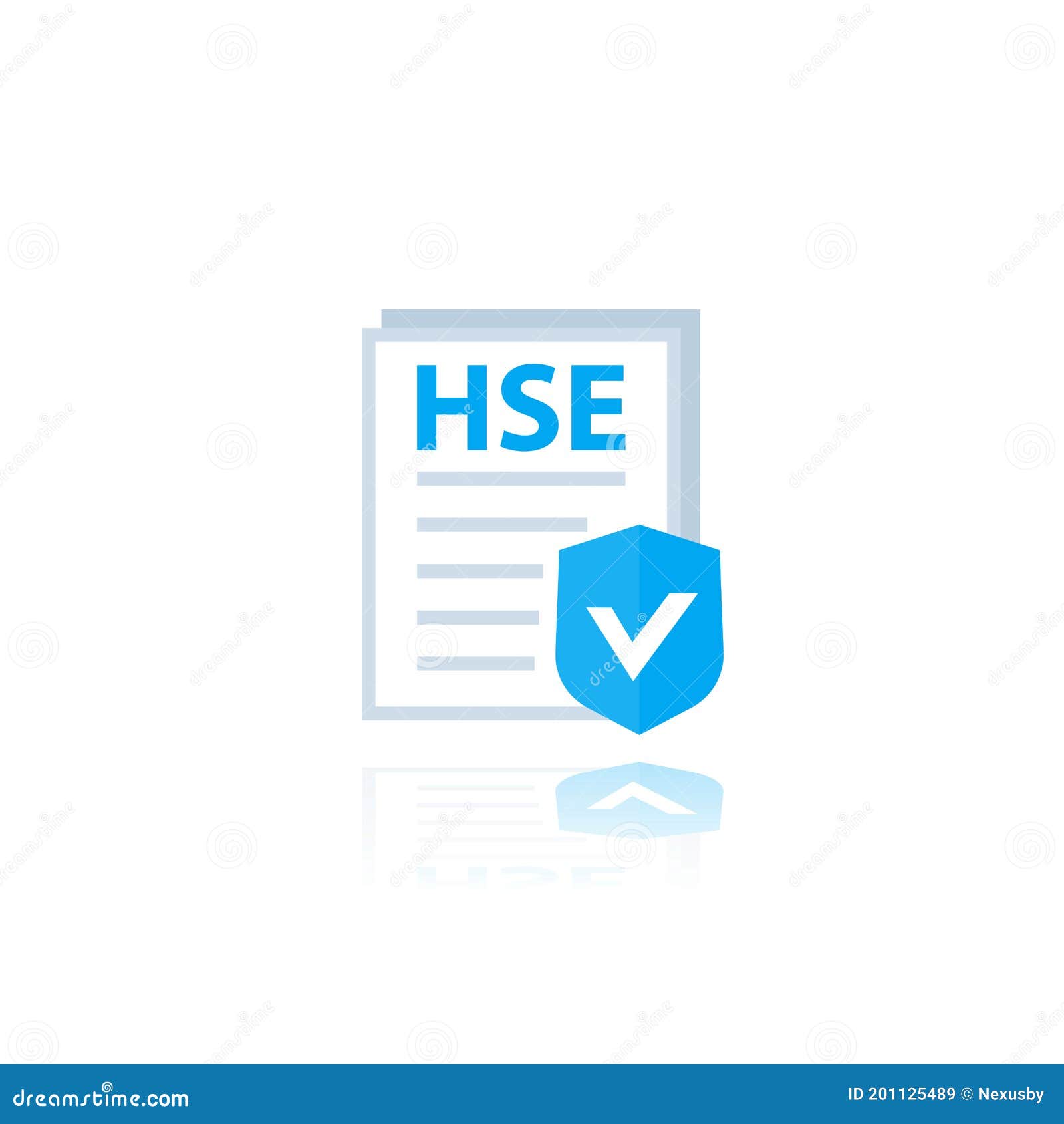 HSE Icon, Health, Safety, Environment Stock Vector - Illustration of ...