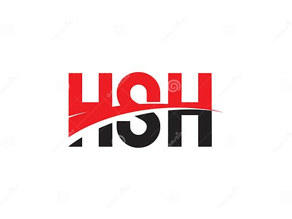 HSH Letter Initial Logo Design Vector Illustration Stock Vector ...