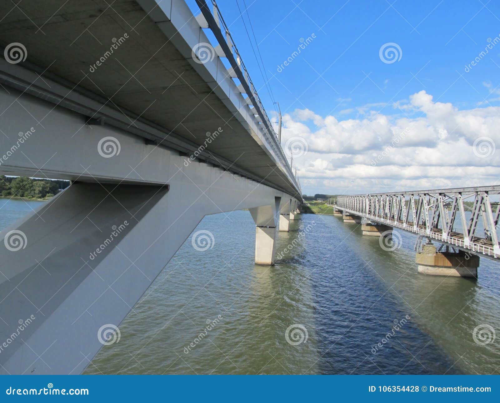 HSL bridge brug Moerdijk stock photo. Image of nederland - 106354428