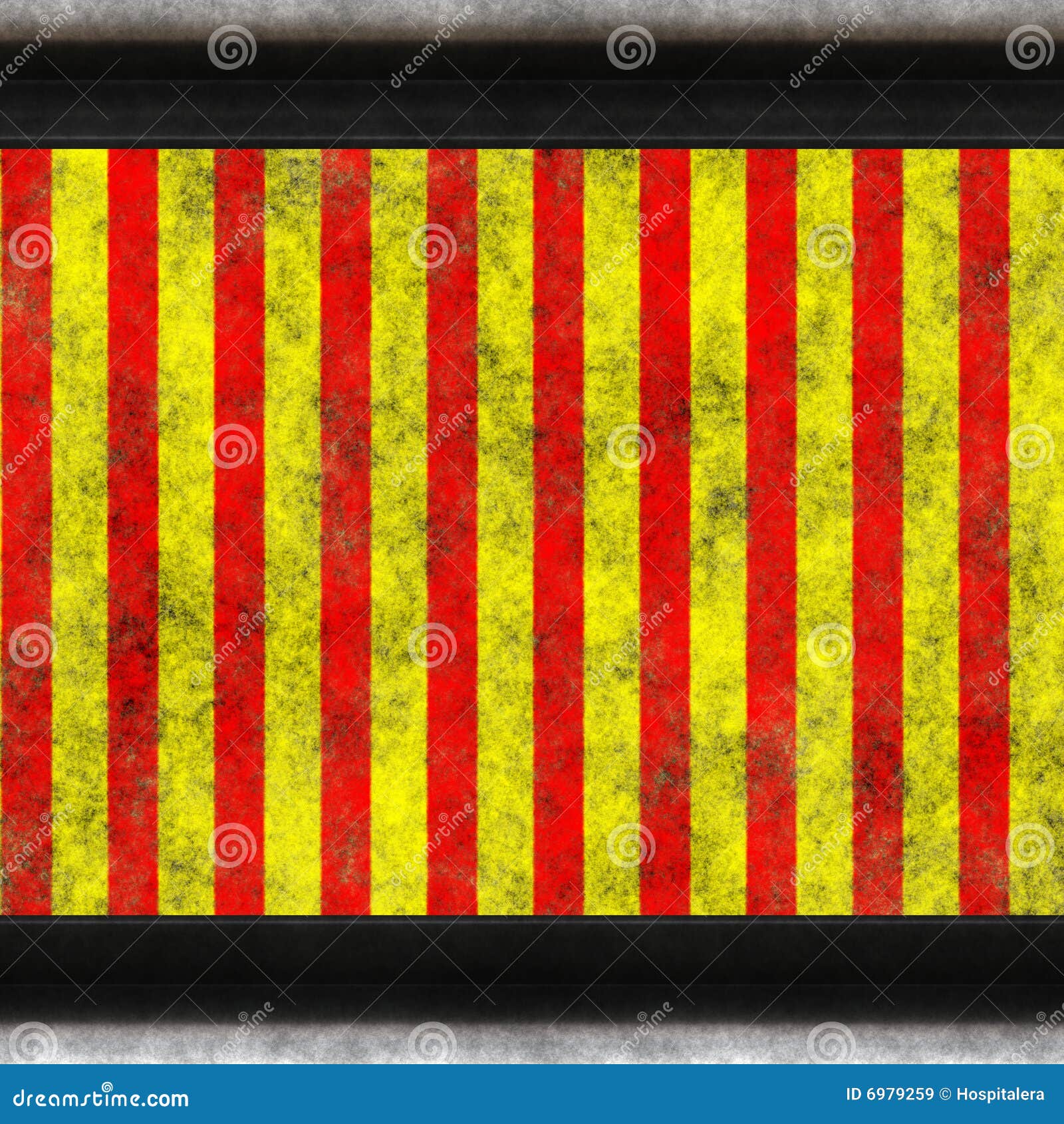 Hsl Red Yellow Grunge Hazard Straight Stock Illustration - Illustration ...