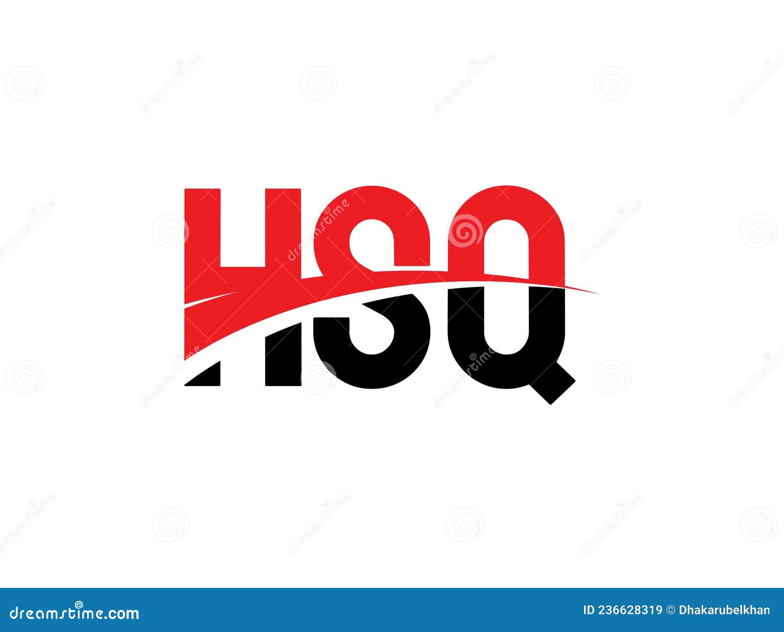 HSQ Letter Initial Logo Design Vector Illustration Stock Vector ...