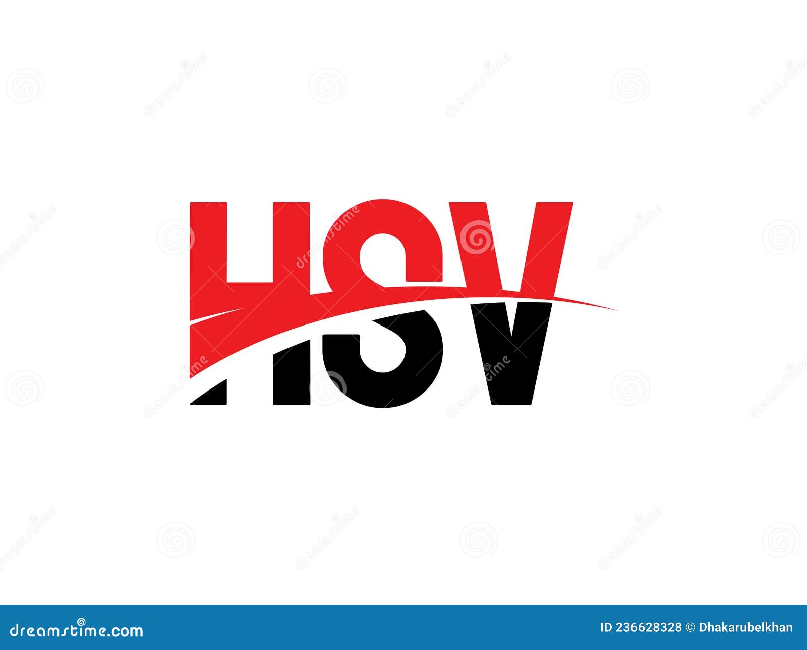 HSV Letter Initial Logo Design Vector Illustration | CartoonDealer.com ...