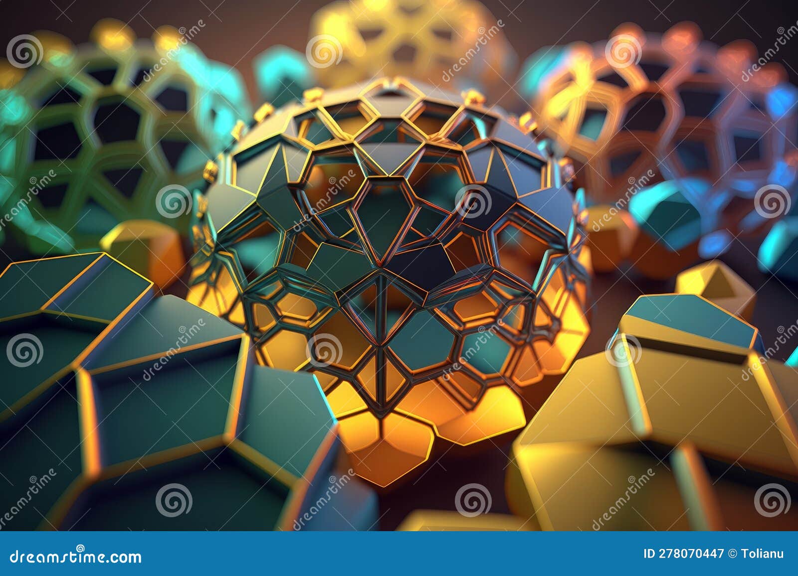 Ht, and Color GradingVibrant Brain Art: 3D Geometric Patterns with ...