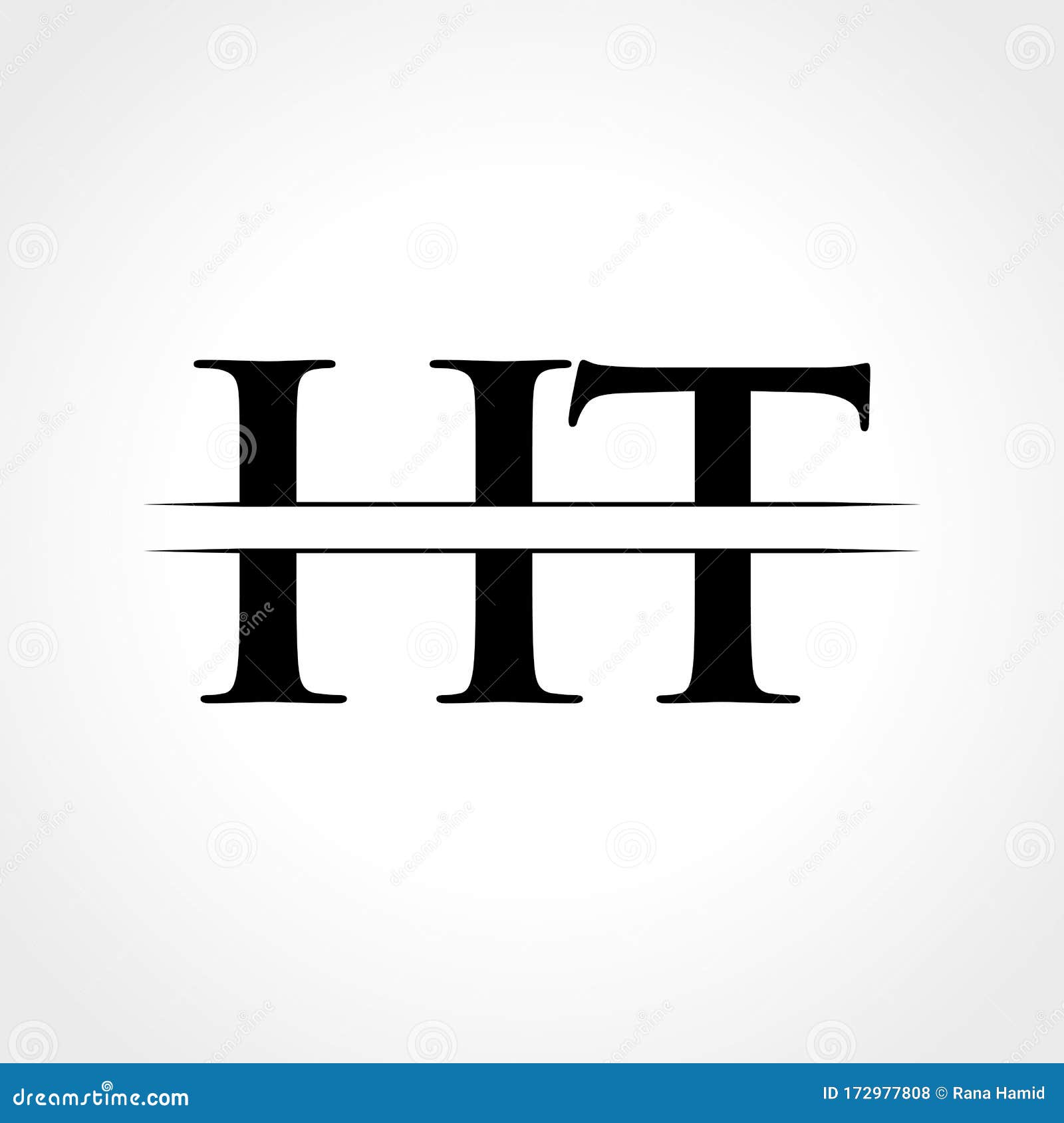 HT Letter Type Logo Design Vector Template. Abstract Letter HT Logo ...