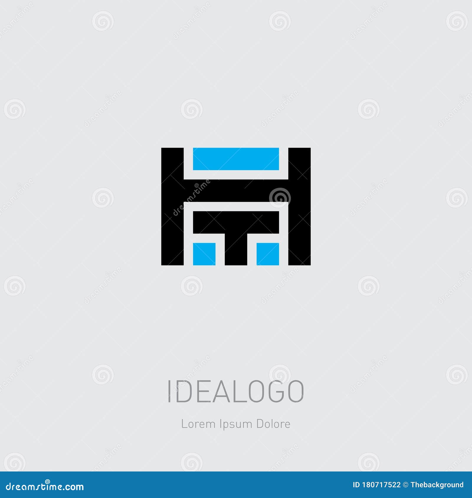 HT - Monogram or Logotype. H and T Logo. Design Element or Icon Stock ...