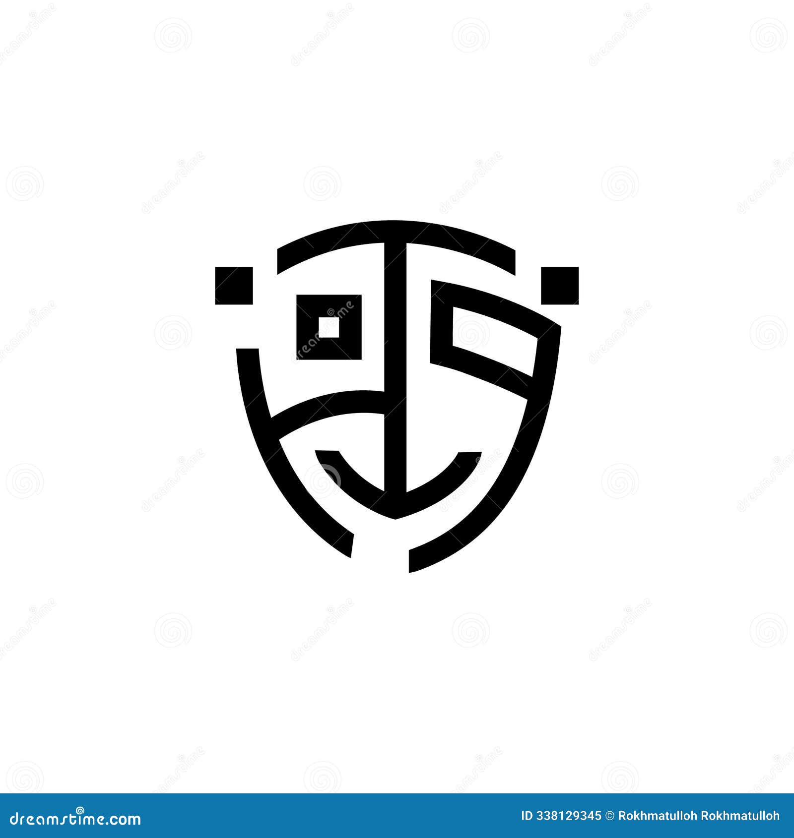 HTG Initials Logo Line Template Design Abstract Vector Illustration ...