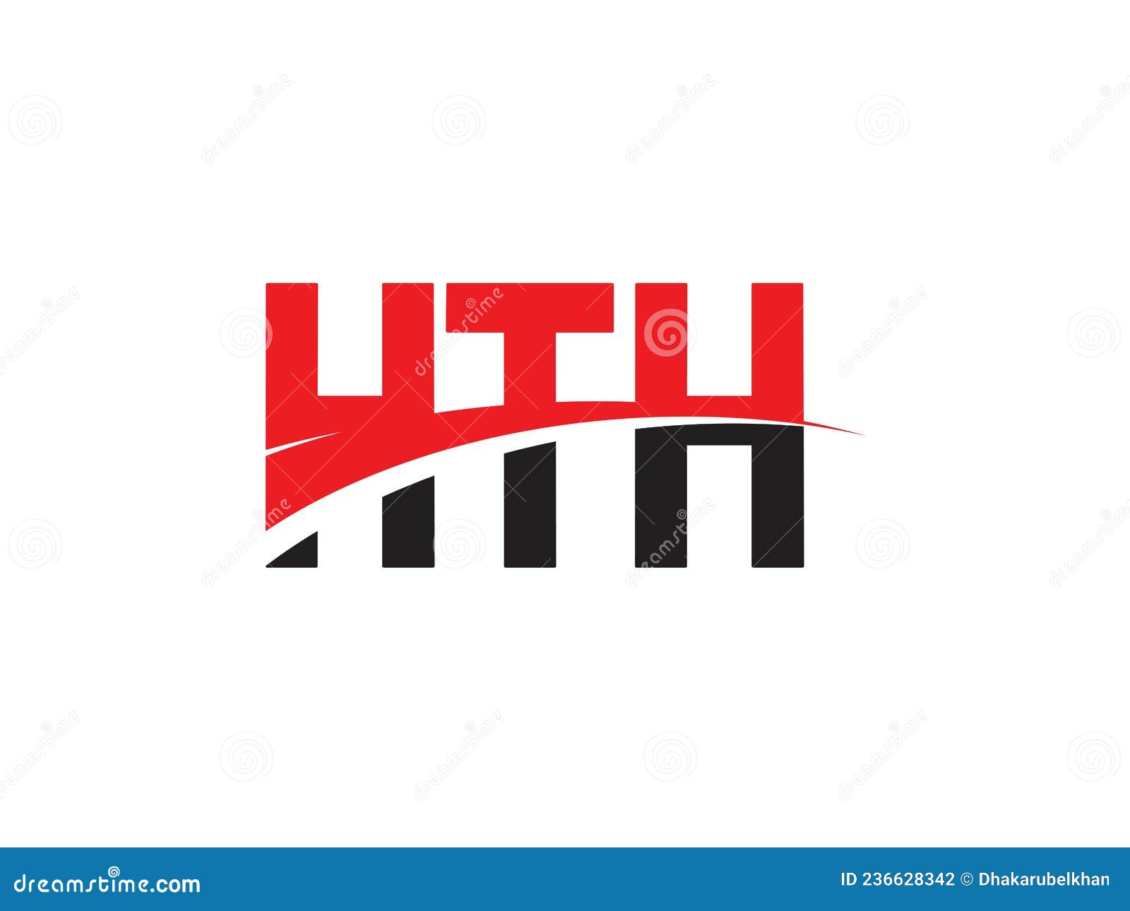 HTH Letter Initial Logo Design Vector Illustration Stock Vector ...