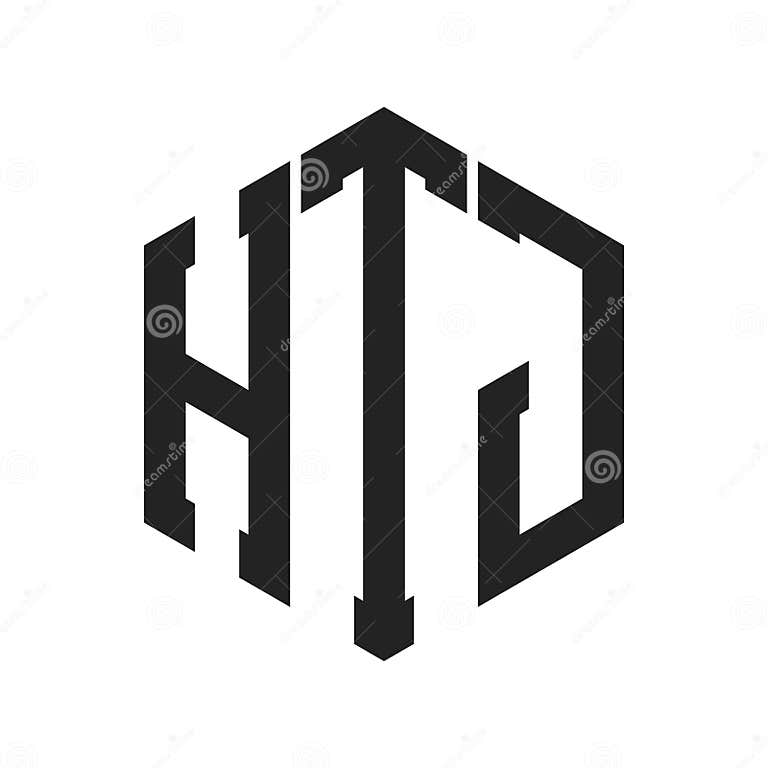 HTJ Logo Design. Initial Letter HTJ Monogram Logo Using Hexagon Shape ...
