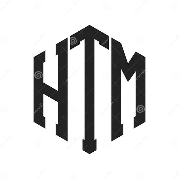 HTM Logo Design. Initial Letter HTM Monogram Logo Using Hexagon Shape ...