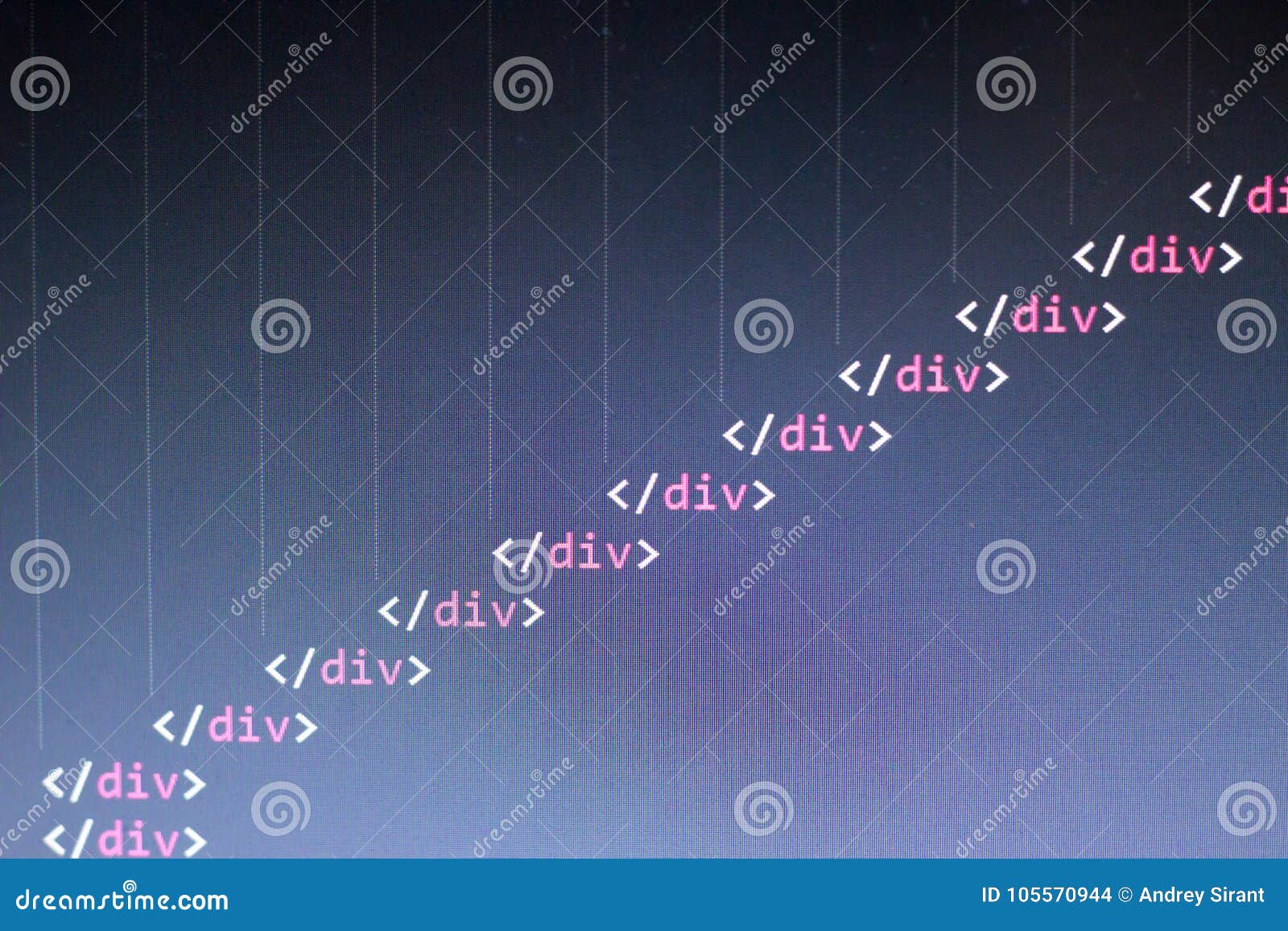 Html Code Computer Programming Source Code Abstract Screen Of Web Developer Digital