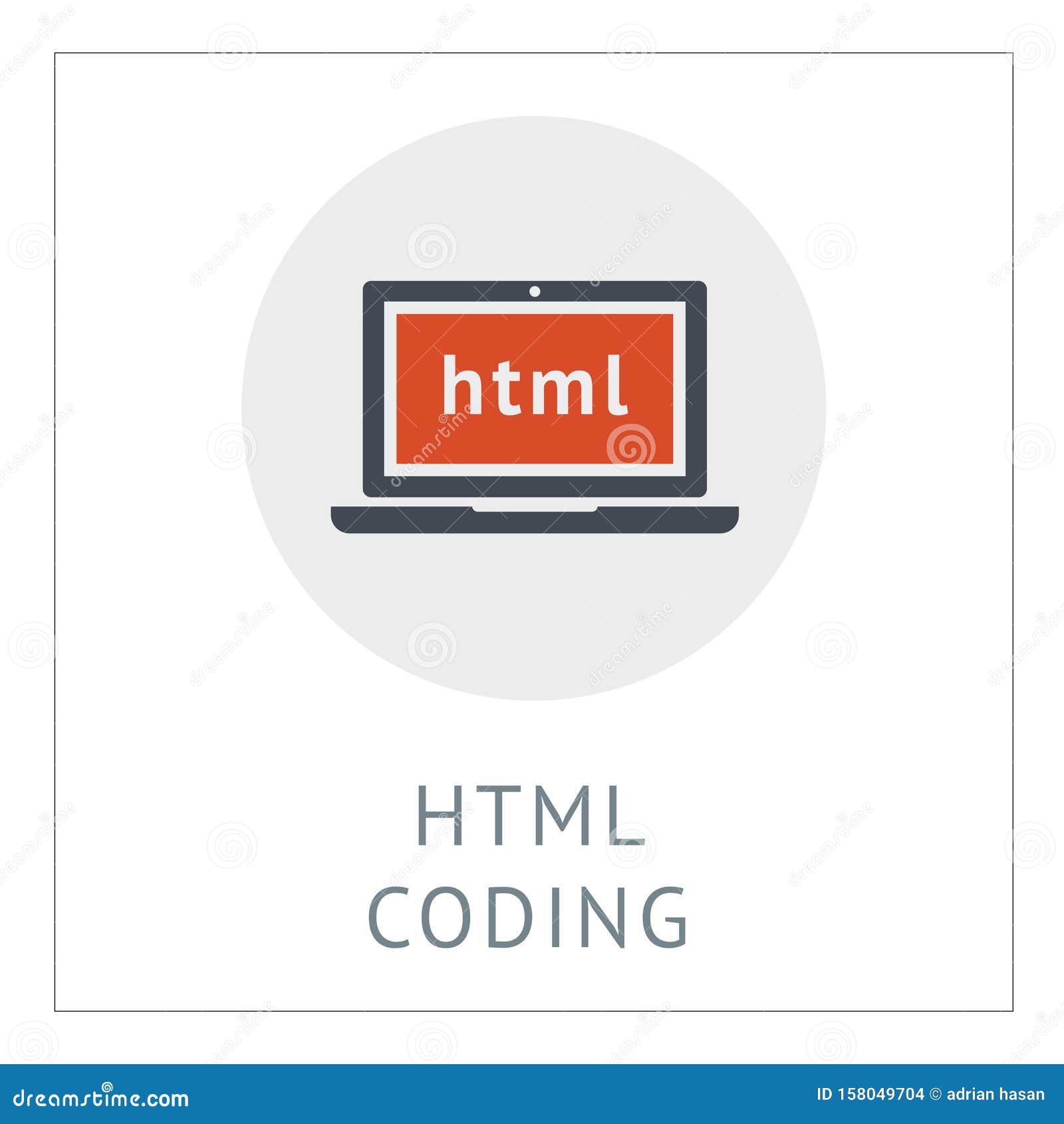 HTML Coding Background Vector Illustration | CartoonDealer.com #31522638