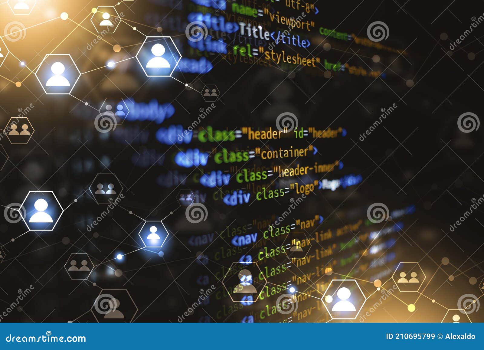 Html Computer Coding Language Stock Image - Image of internet, language ...