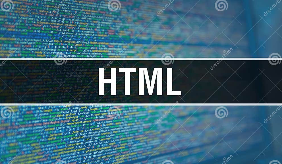 HTML Con Background Tecnologico Digitale Con Codice Binario Sfondo ...