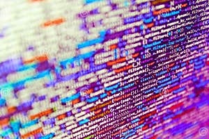 HTML And CSS Code Developing Screenshot Concept Of Security 