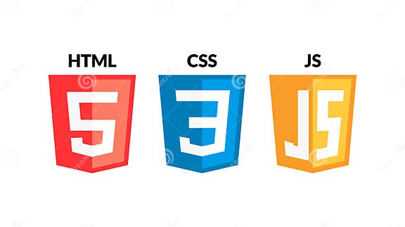 Html5 Css3 Js Pictogramreeks Webontwikkellogo Pictogramset Van Html Css En Javascript