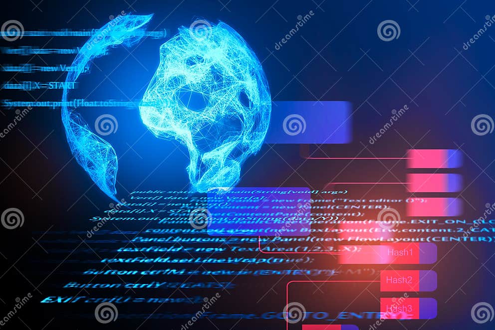 HTML globe background stock image. Image of communication - 111243091