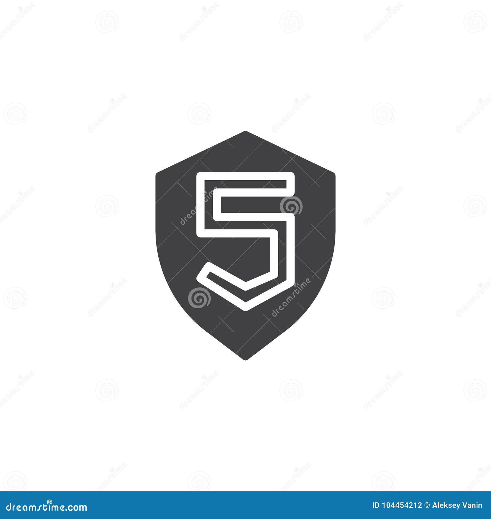 Html 5 icon vector stock vector. Illustration of symbol - 104454212