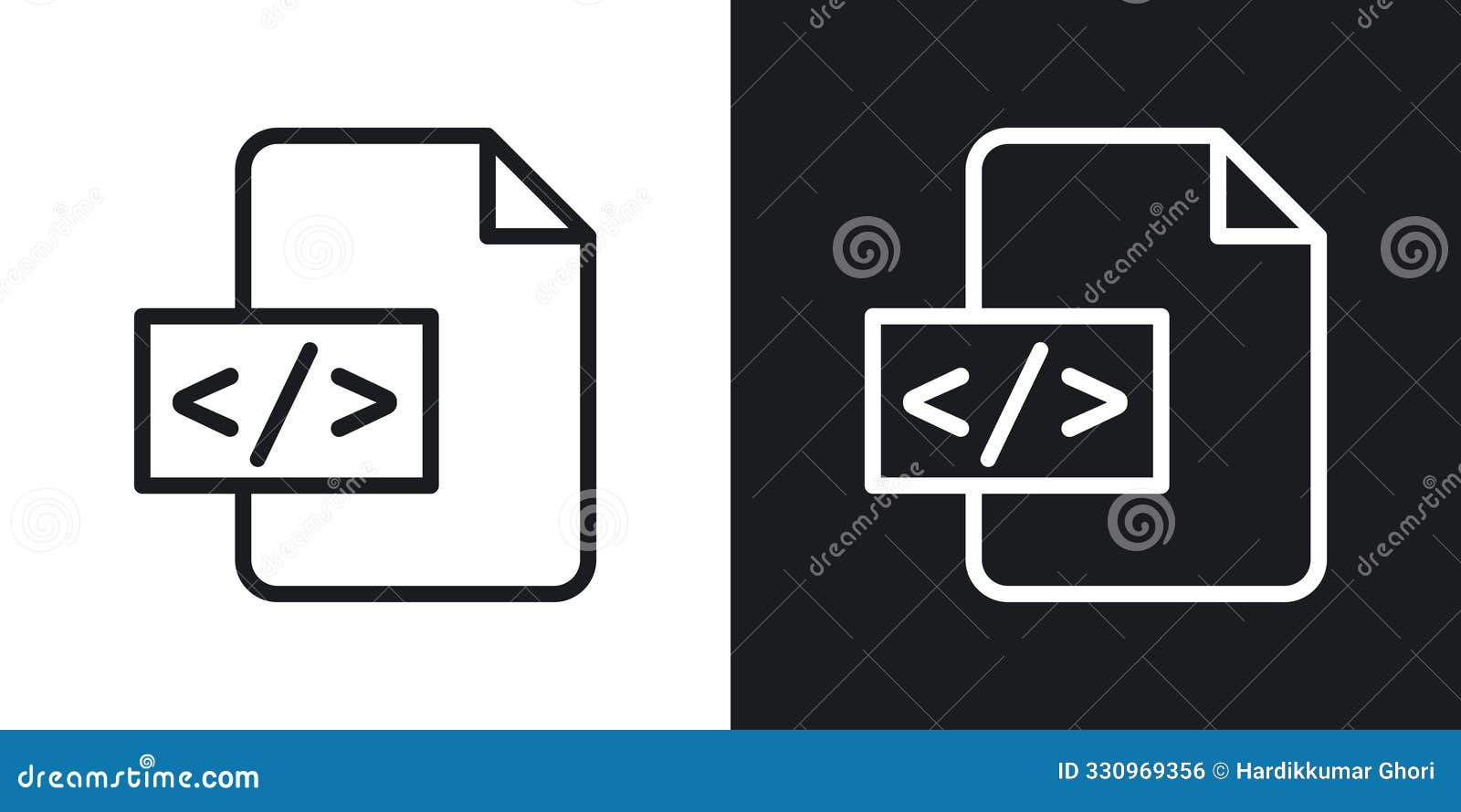 Html Script Icon Set Code Tag And Web Programming Vector Symbol In A Black Filled And Outlined