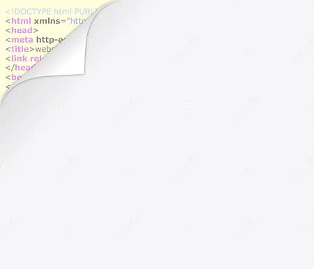 Html web page behind blank stock vector. Illustration of program - 7217703