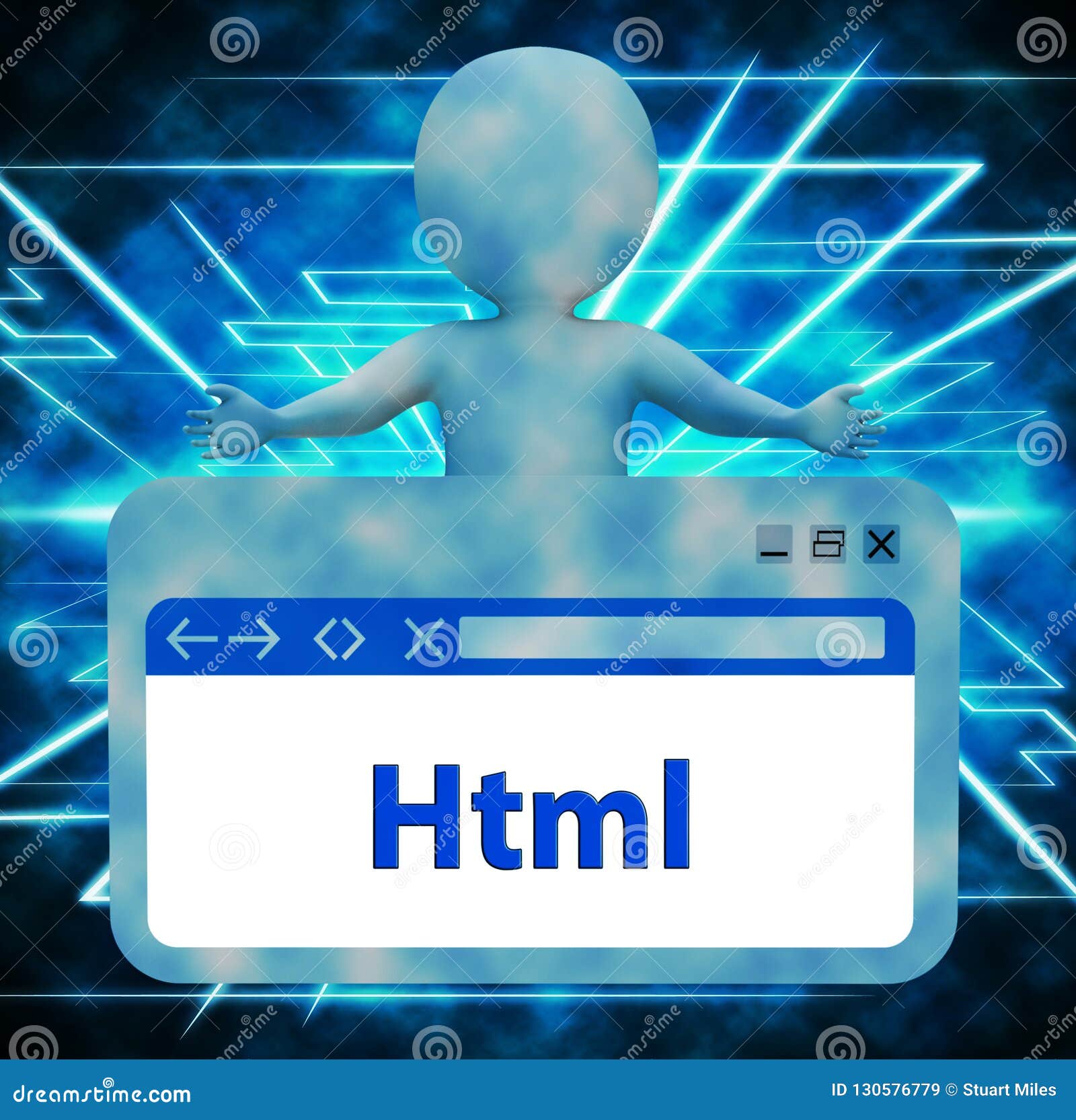 Html Webpage Indicating Hypertext Markup Language 3d Rendering Stock ... Html Webpage Indicating Hypertext Markup Language 3d Rendering Stock ...